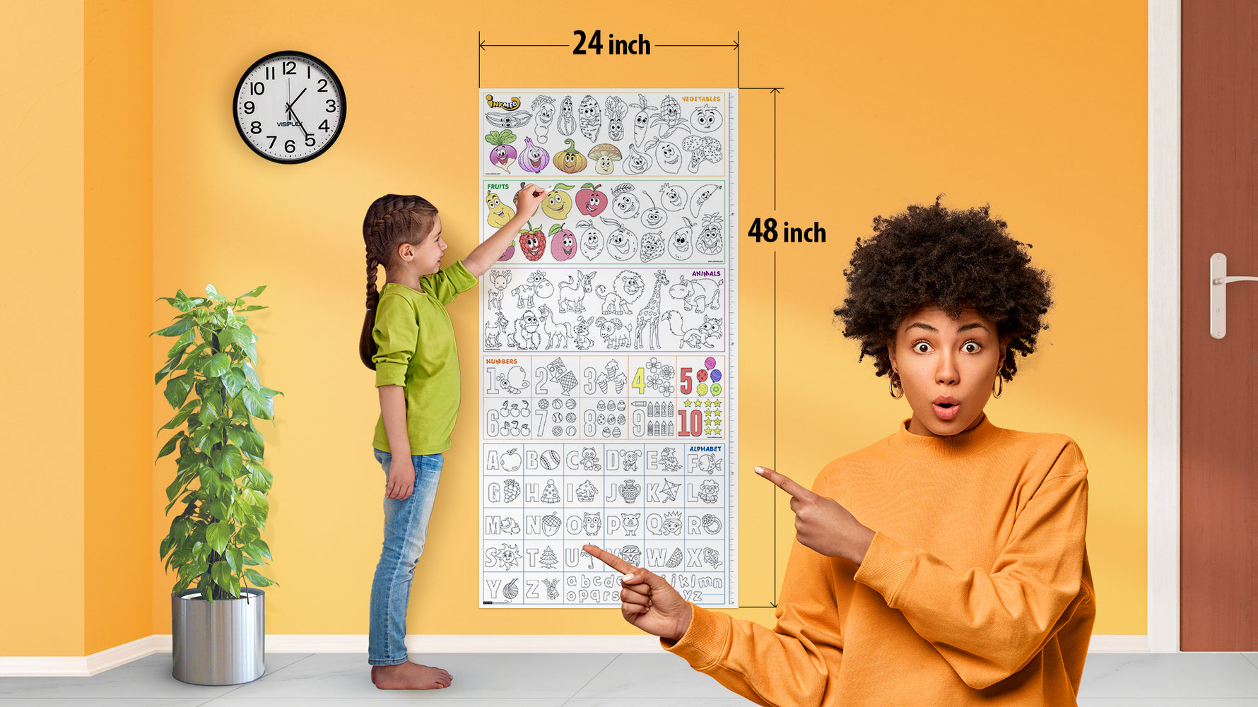 Inkmeo Wall Colouring Rolls